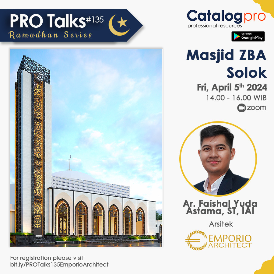 Catalog Pro | CatalogPro News : PRO TALKS - PRO Talks Ramadhan Series with Emporio Architect ...