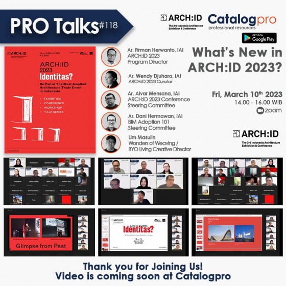 Catalog Pro | CatalogPro News : PRO TALKS - PRO Talks Update with ARCH ...