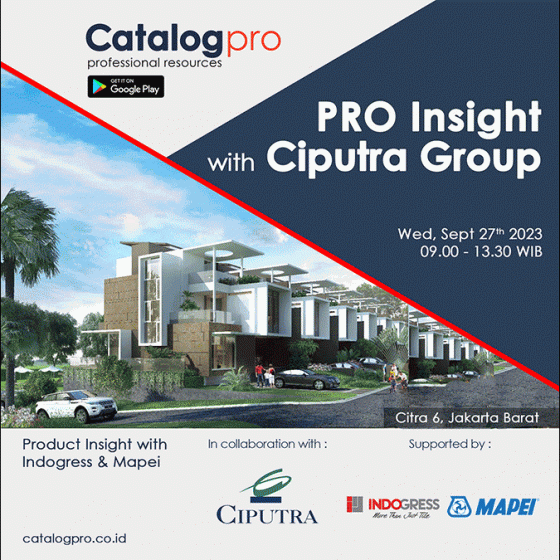 Catalog Pro | CatalogPro News : CATALOGPRO - PRO Insight with Ciputra 2023