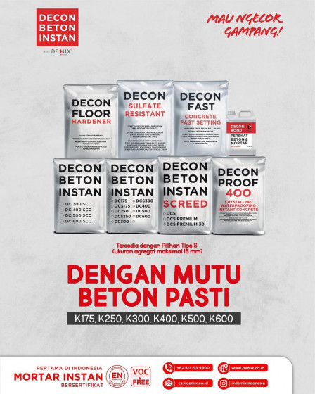 Catalog Pro | CatalogPro News : DEMIX - Decon Beton Instan