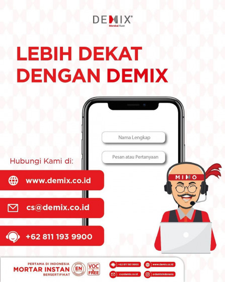 Catalog Pro | CatalogPro News : DEMIX - Demix Mortar Instan